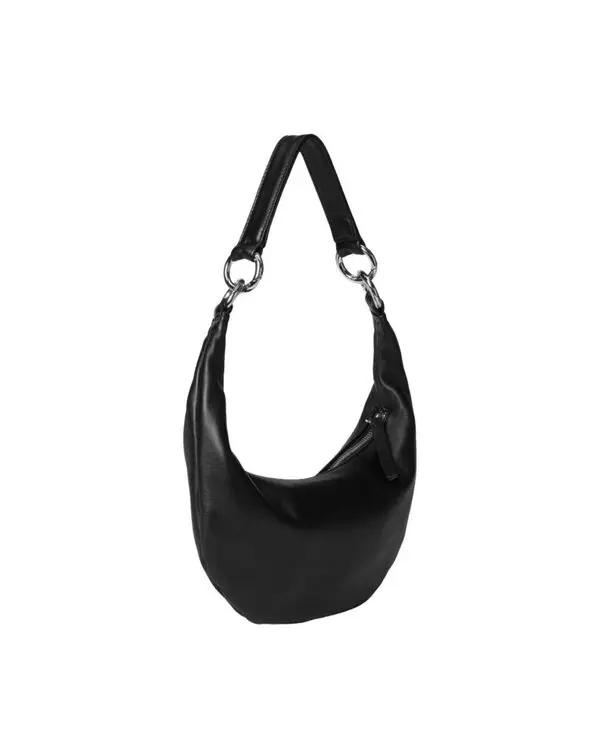 HYER GOODS Convertible Ring Bag - Black/silver