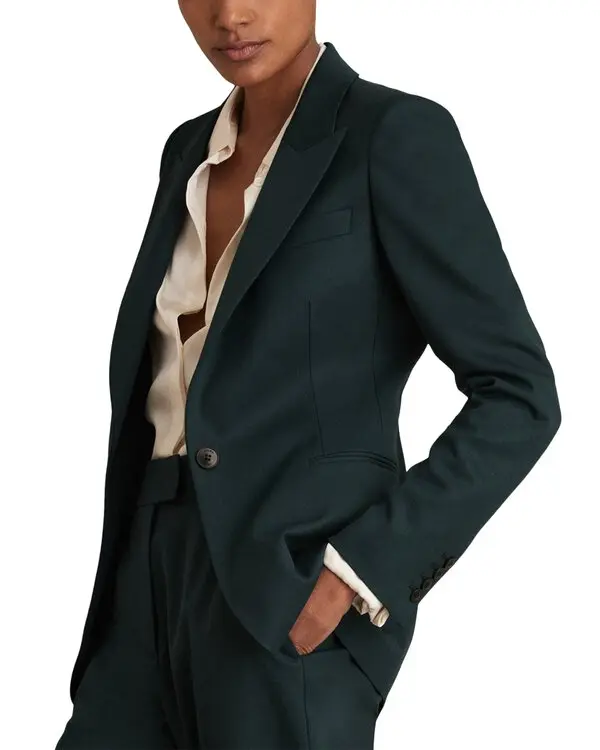 REISS Petites Jade Blazer - Green