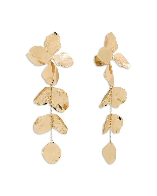 Shashi Ruellia Large Earrings - Gold