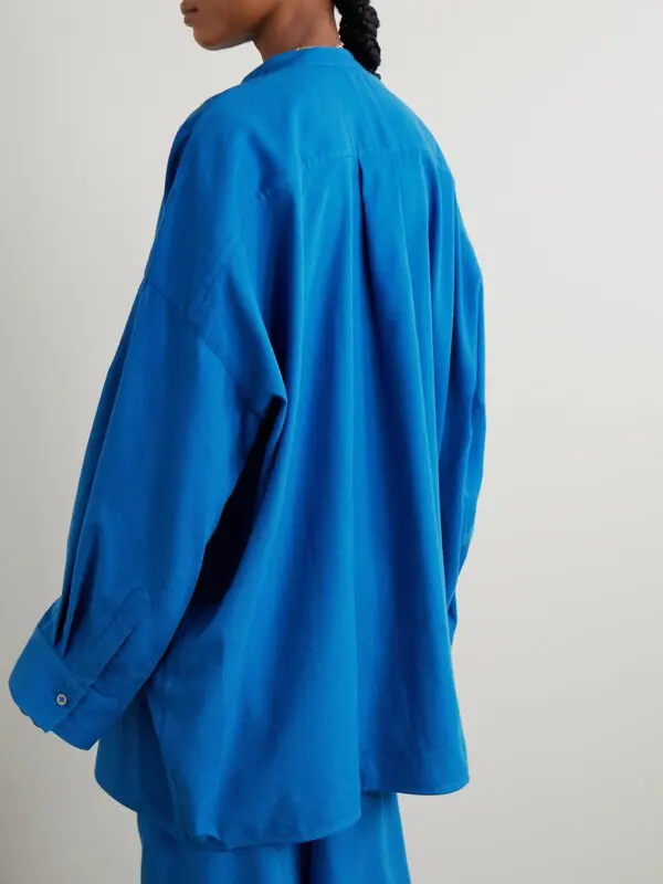 MARRAKSHI LIFE Oversized Cotton-blend Shirt