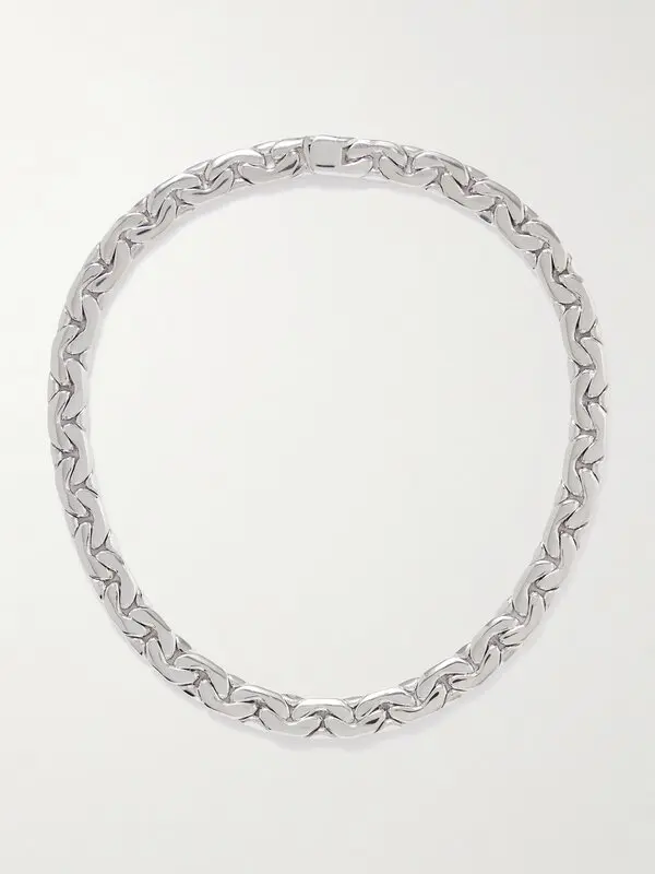 JENNIFER FISHER Tribeca Tone Necklace - Silver
