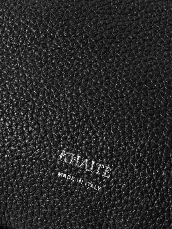 Khaite Olivia Sport Medium Leather Shoulder Bag - Black