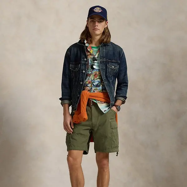 Ralph Lauren 8-inch Classic Fit Ripstop Cargo Short - Basic Olive