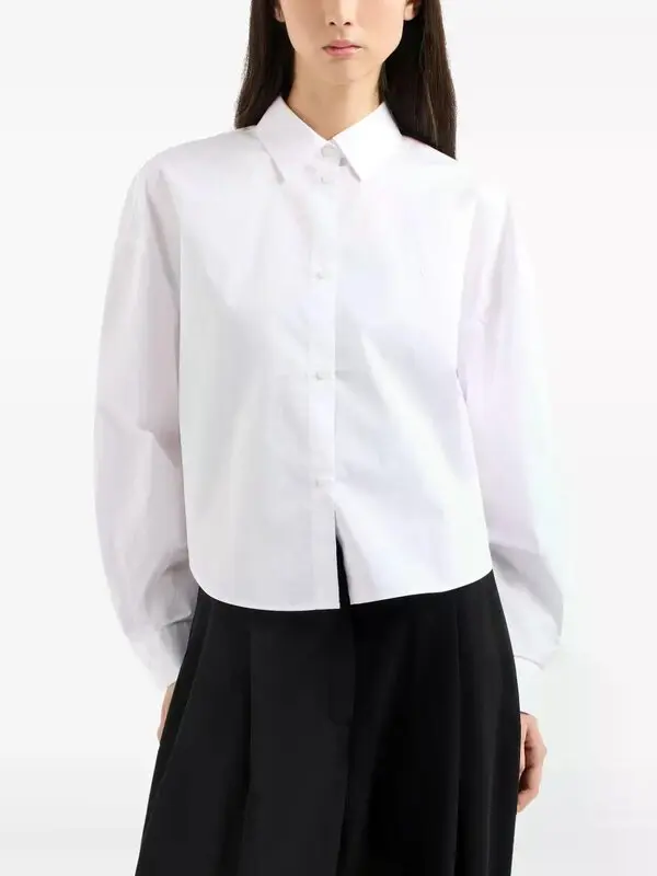 Armani Exchange Logo-embroidered Shirt