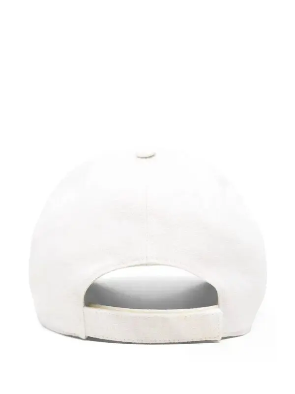 Fendi Embroidered Logo Cap - Neutrals