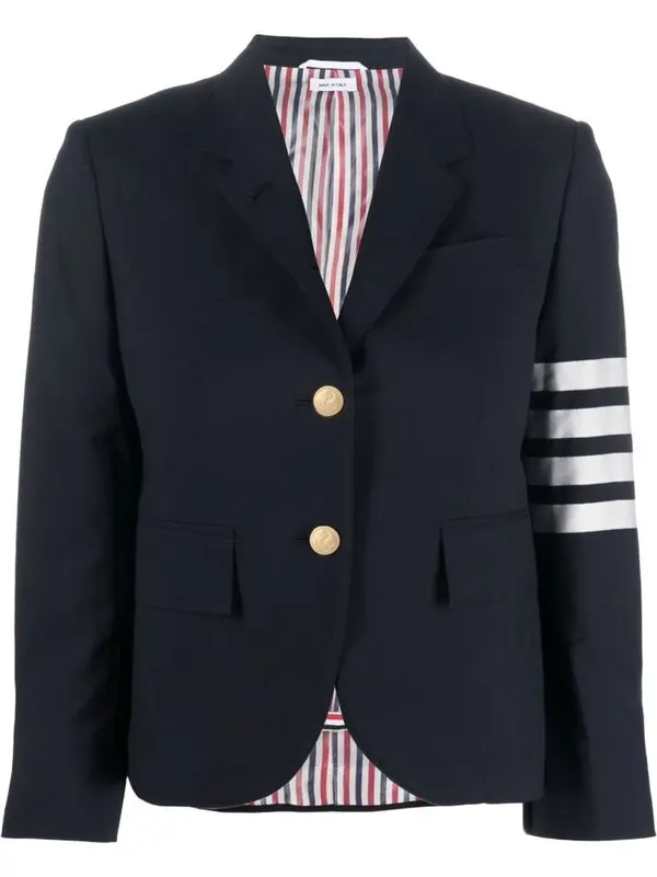Thom Browne Padded Cropped-cut Jacket - Multicolor