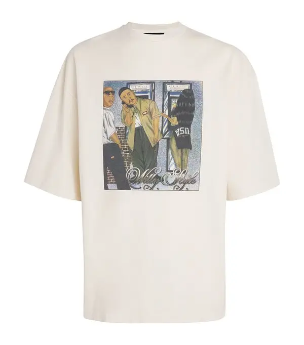 WILLY CHAVARRIA Cotton Printed Northsider T-shirt - White
