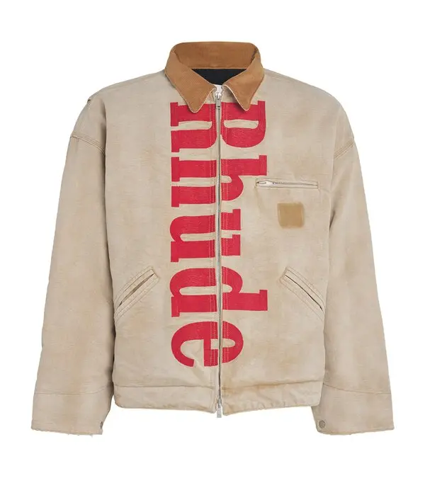 Rhude Padded Field Jacket - Beige