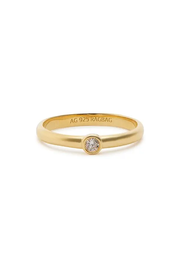 RAGBAG Odile Mini 18kt-plated Ring - Gold