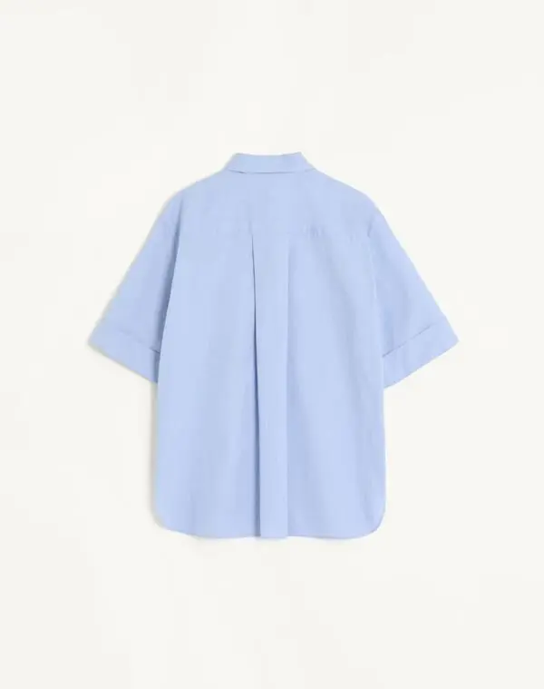 Valentino Garavani Oxford Cotton Polo Shirt