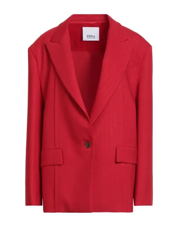 Erika Cavallini Single-breasted Blazer - Red