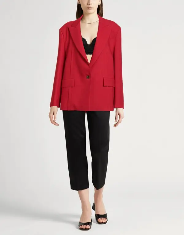 Erika Cavallini Single-breasted Blazer - Red