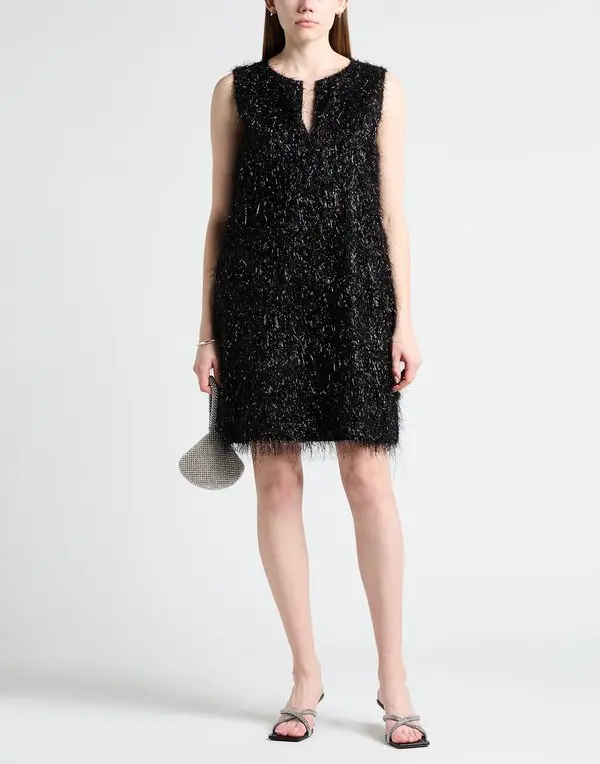 Fabiana Filippi Viscose And Metallic Fiber Polyamide Mini Dress