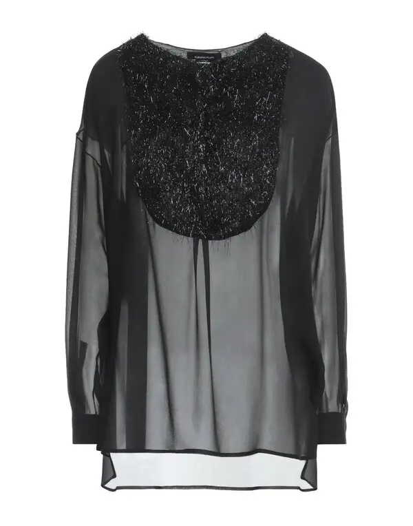 Fabiana Filippi Top In Silk, Viscose, Metallic Polyester, And Polyamide