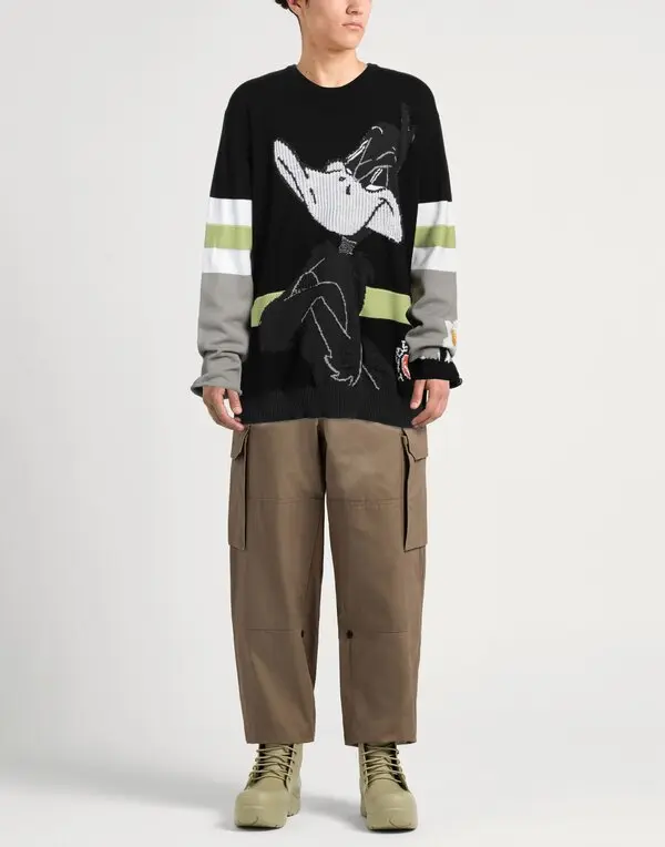 Iceberg Multicolor Intarsia-knit Crewneck Sweater