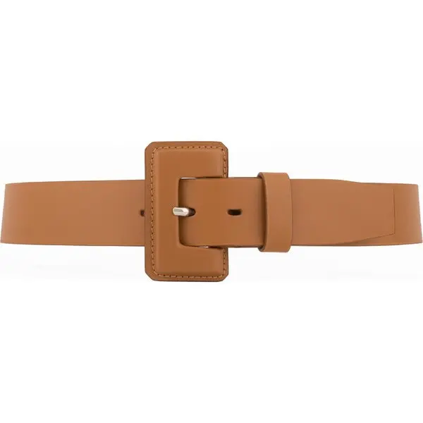 VAINCOURT PARIS La Petite Merveilleuse Leather Belt - Camel