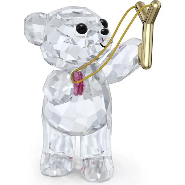 SWAROVSKI Kris Bear Sending You Love Crystal Figurine - Crystal Multi