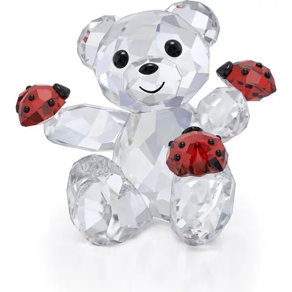 SWAROVSKI Kris Bear Good Luck Bear Crystal Figurine - Crystal Multi