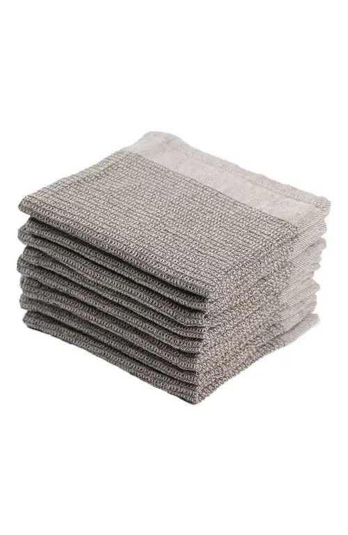 MEEMA Waffle Weave Dish Cloths - Charcoal