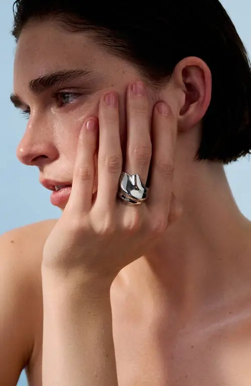 Jenny Bird Lydia Statement Ring - Platinum