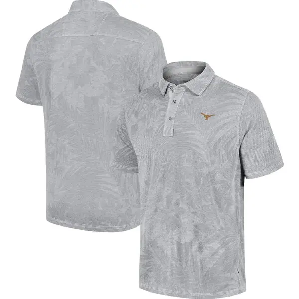 Tommy Bahama Texas Longhorns Big & Tall Sport Santiago Paradise Polo - Gray
