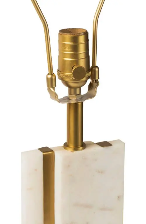 MELA ARTISANS Sculpta Marble Lamp Stand