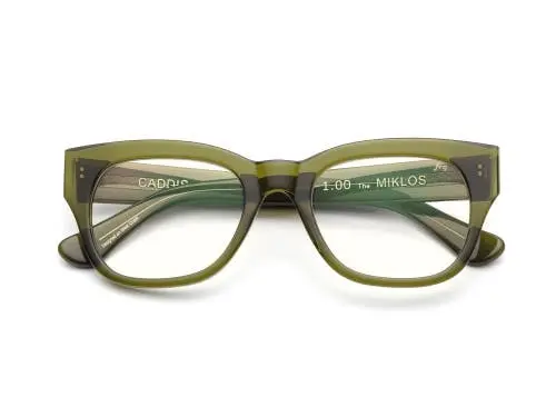 CADDIS Miklos Reading Glasses - Heritage Green
