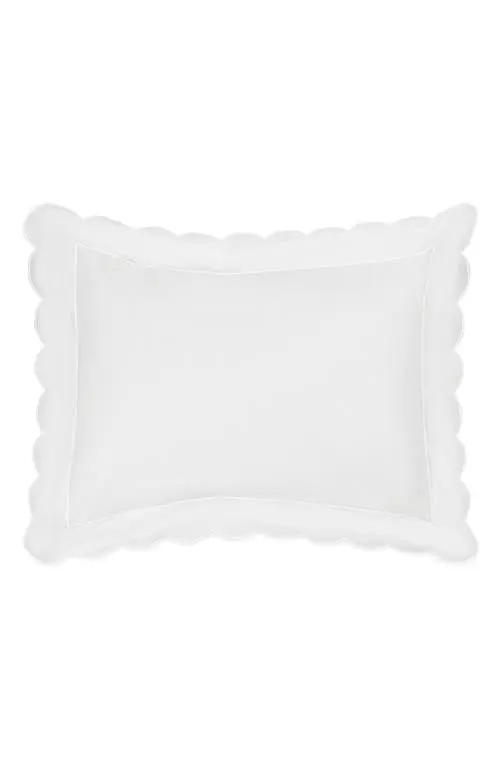 MATOUK Butterfield 500 Thread Count Cotton Percale Sham - White