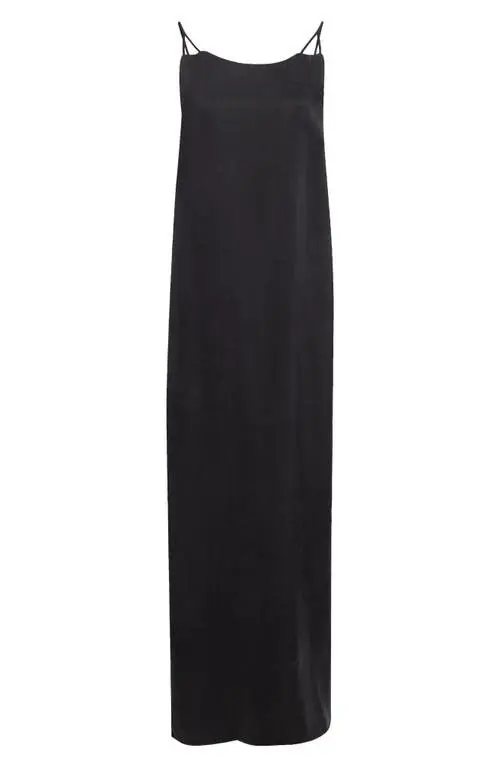 white halter neck flowy dress SNDYS poplin linen-blend halterneck open back maxi dress in White main image 0