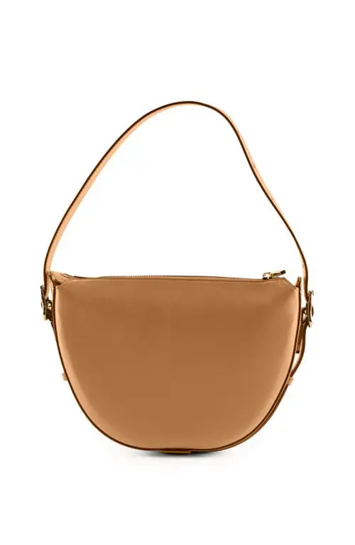 Senreve Mini Fortuna Smooth Leather Crescent Bag