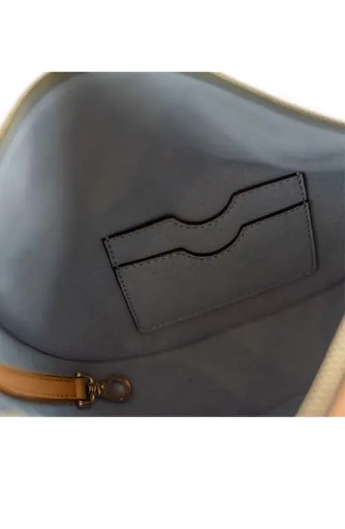 Senreve Mini Fortuna Smooth Leather Crescent Bag