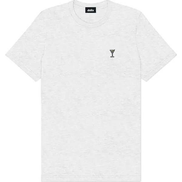 DALIX Martini Cotton Tee - Ash Gray