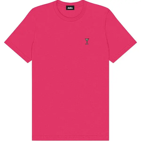 DALIX Martini Cotton Tee - Fuchsia