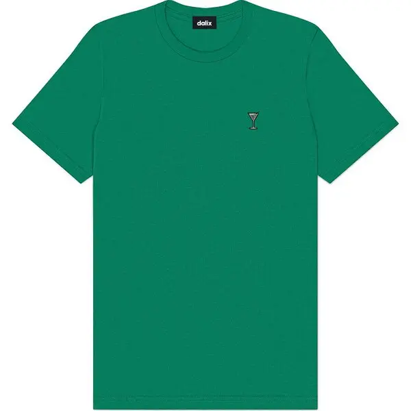 DALIX Martini Cotton Tee - Kelly Green