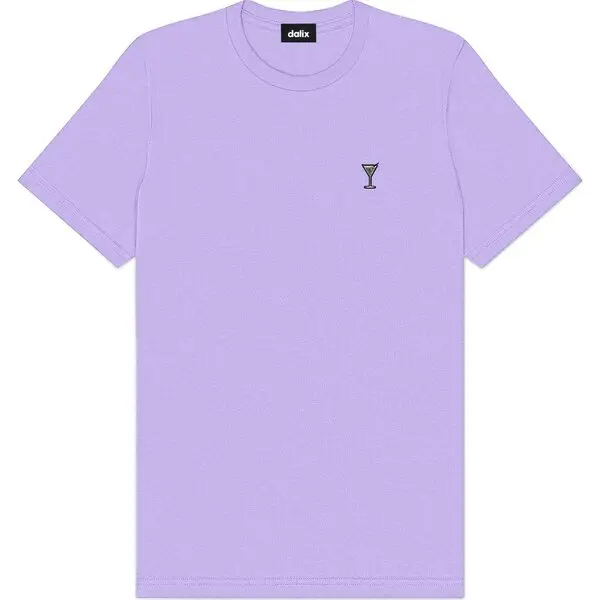 DALIX Martini Cotton Tee - Lavender