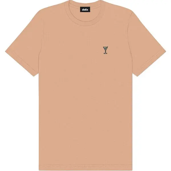 DALIX Martini Cotton Tee - Peach