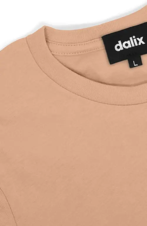 DALIX Martini Cotton Tee - Peach