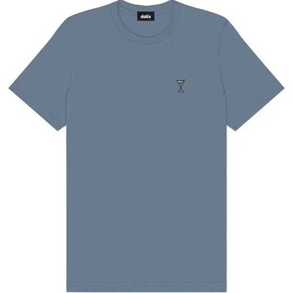 DALIX Martini Cotton Tee - Slate Gray