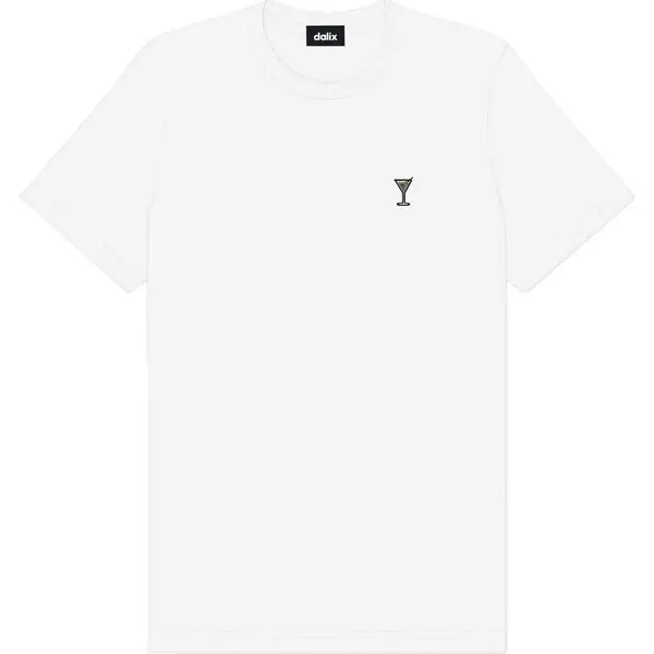 DALIX Martini Cotton Tee - White