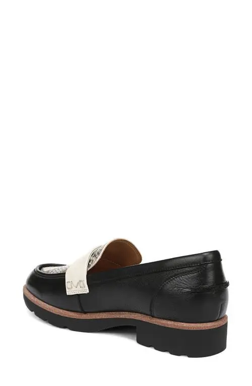 Vionic Cleo Leather Loafer - Black Multi
