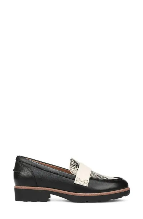 Vionic Cleo Leather Loafer - Black Multi