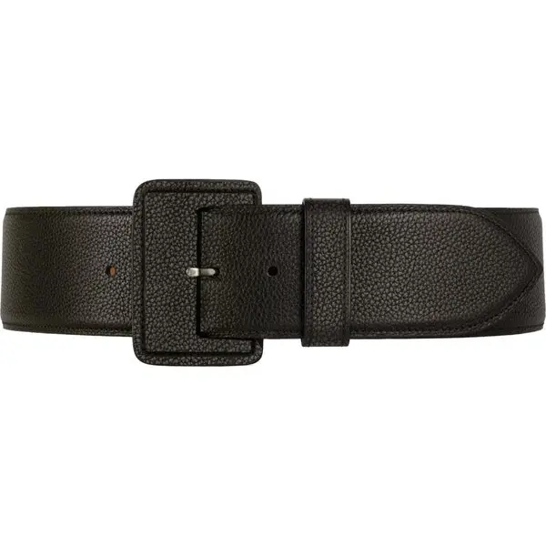 VAINCOURT PARIS La Merveilleuse Leather Waist Belt - Black