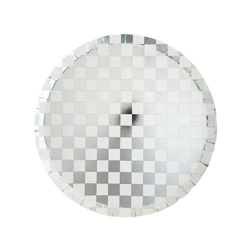 JOLLITY & CO Checkered Dessert Plates - Dazzling Diamond