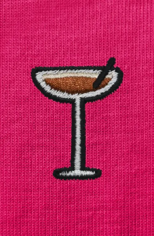 DALIX Coffee Martini Midweight Tee - Fuchsia