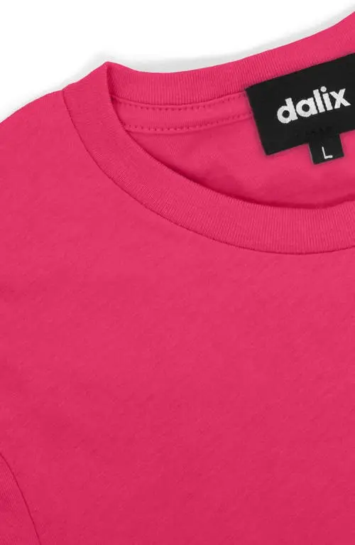 DALIX Coffee Martini Midweight Tee - Fuchsia