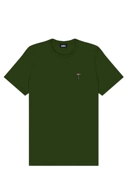 DALIX Coffee Martini Midweight Tee - Olive