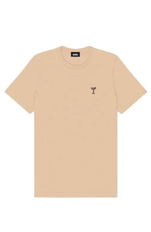 DALIX Coffee Martini Midweight Tee - Sand