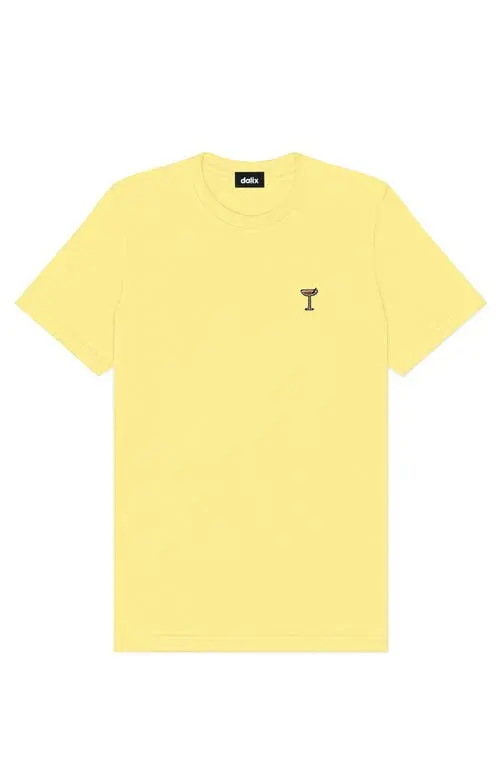 DALIX Coffee Martini Midweight Tee - Yellow
