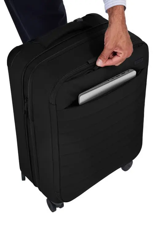 AWAY Softside Bigger Carry-on Suitcase - Jet Black