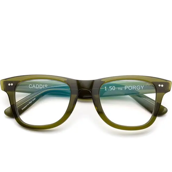 CADDIS Porgy Backstage Reading Glasses - Heritage Green